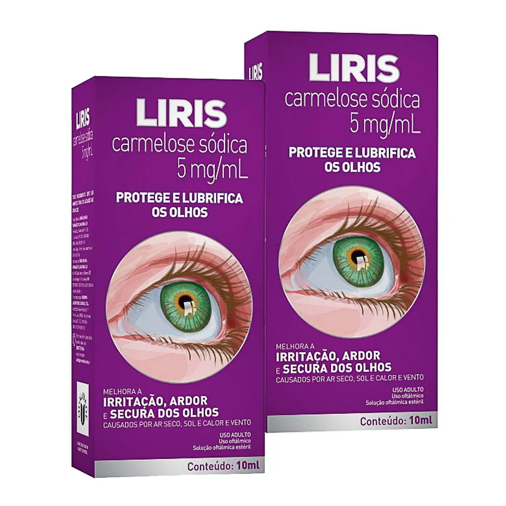 Kit 2 Liris Colírio 10ml - Drogaria Araujo